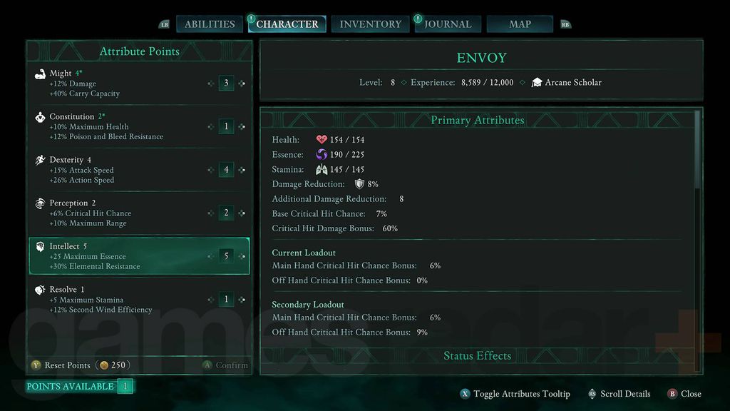 Avowed Attributes and Backgrounds explained | GamesRadar+