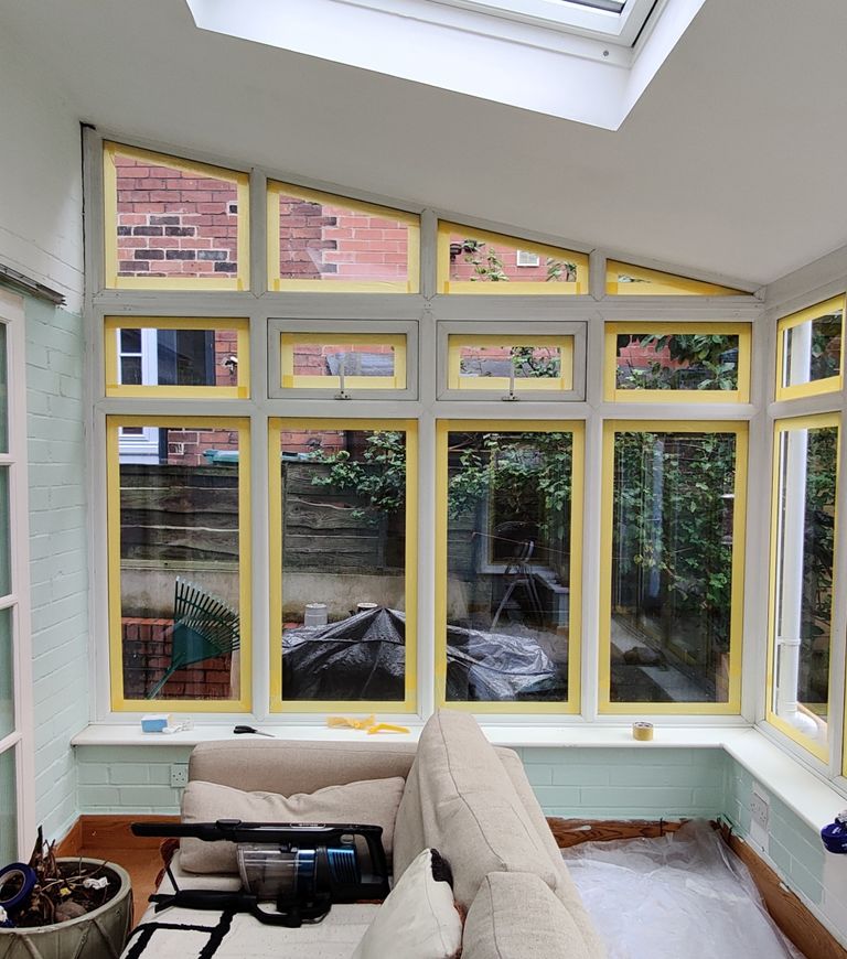 How I painted uPVC windows in our conservatory – with every success ...
