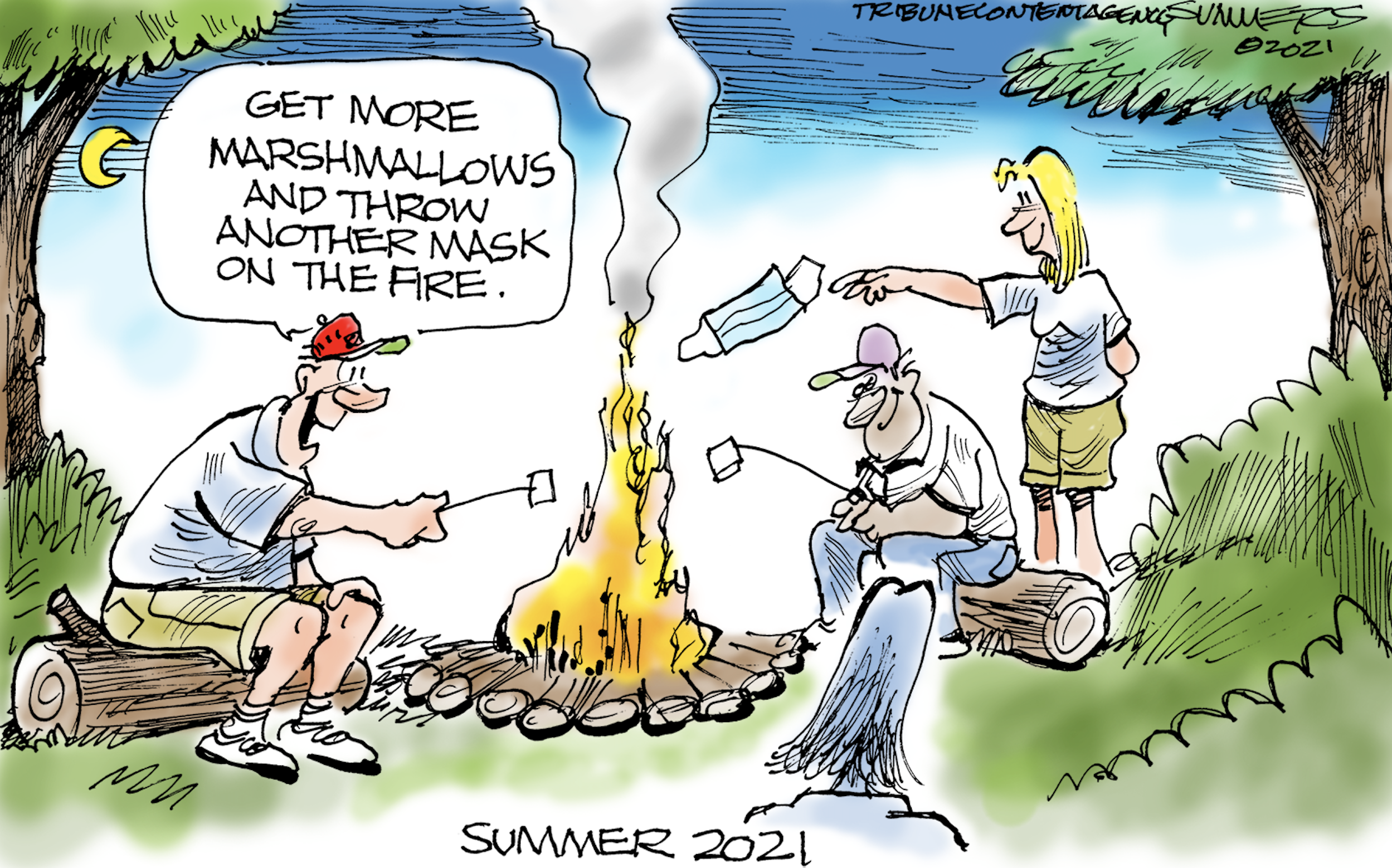 Editorial Cartoon U.S. cdc masks | The Week