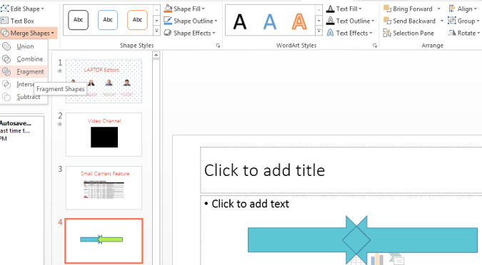 How to Merge Shapes in PowerPoint 2013 | Laptop Mag