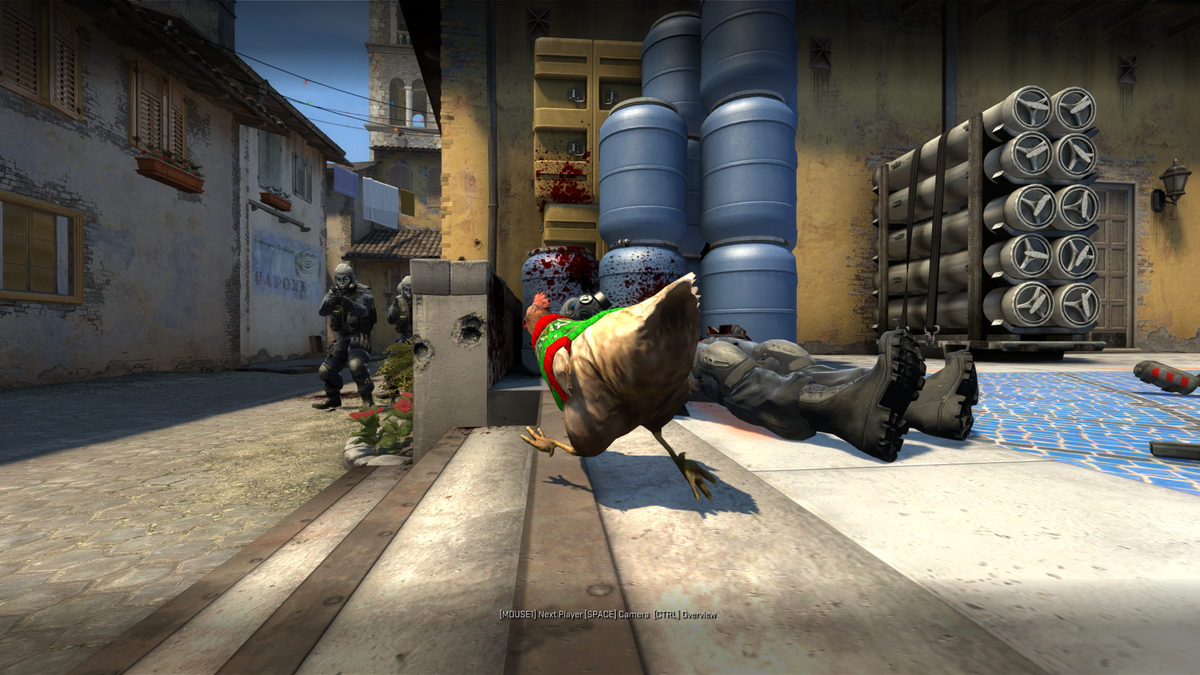 CS:GO's chickens are wearing festive Christmas sweaters again | PC Gamer
