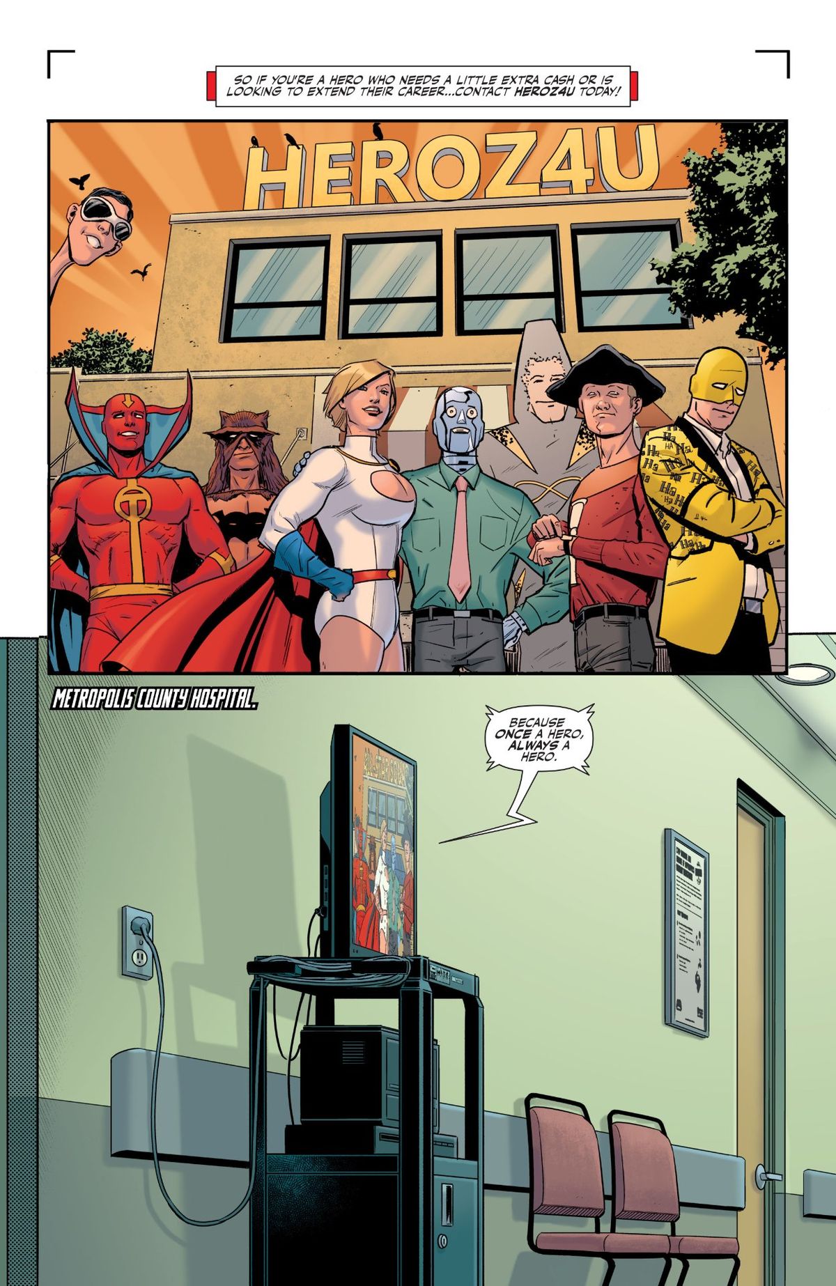 DC's One-Star Squadron #1 preview goes for the superhero satirical ...