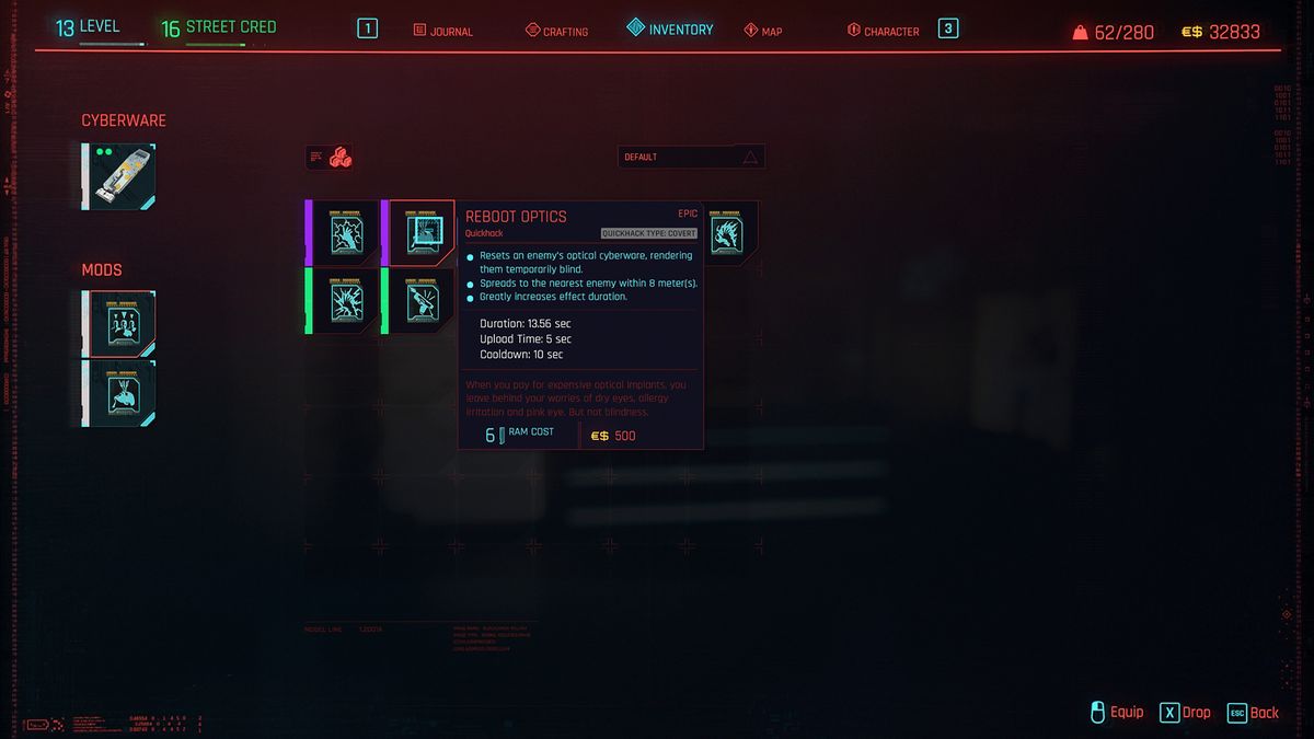 Cyberpunk 2077 cyberware list: Here's all the cyberware you can find in ...