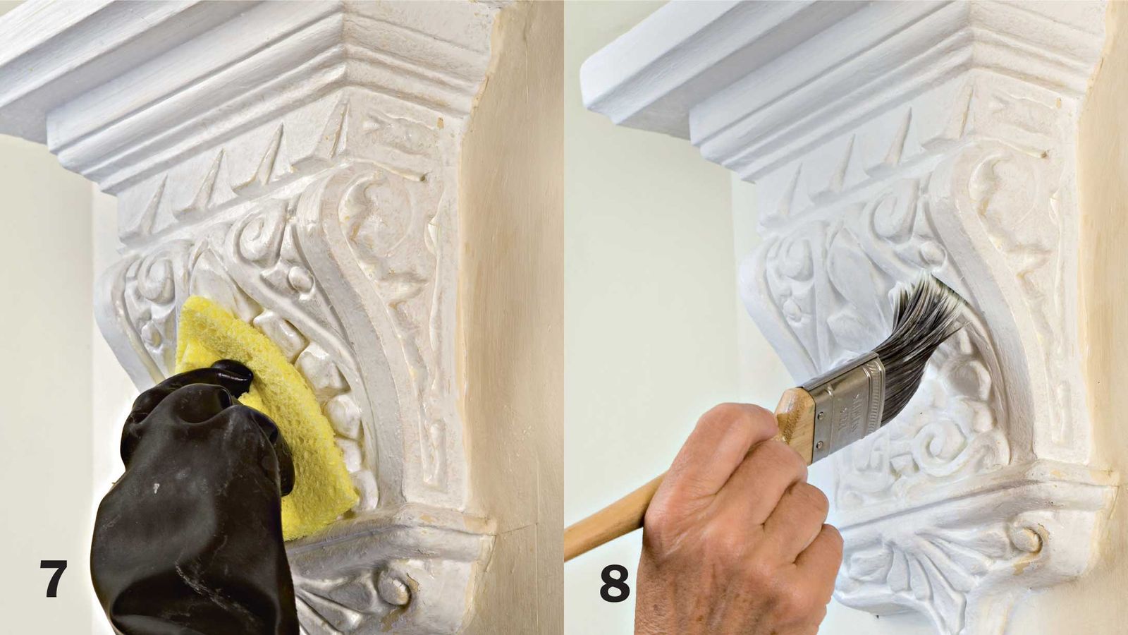 How to strip and repaint original plaster mouldings | Real Homes