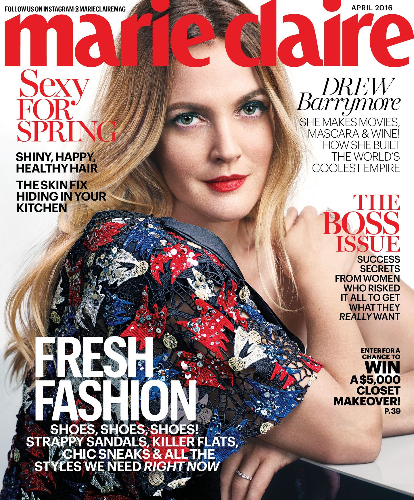Drew's the Boss | Marie Claire