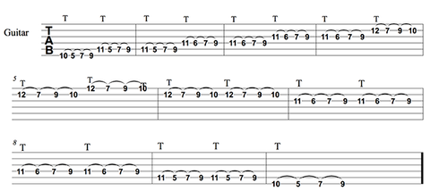 Two-Hand Tapping Workout, Part 2: Diatonic Scales | Guitar World
