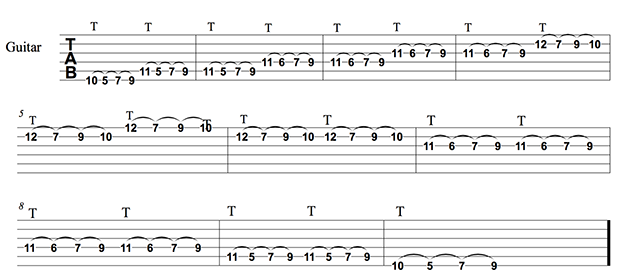 Two-Hand Tapping Workout, Part 2: Diatonic Scales | Guitar World