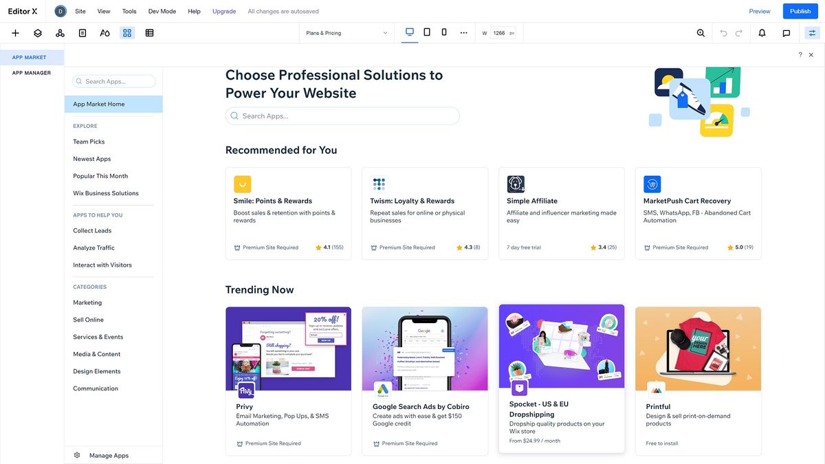 Editor X website builder review | ITPro