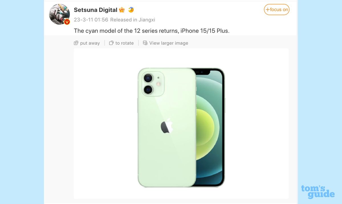 iPhone 15 just tipped to launch in 6 color options — here's what they ...