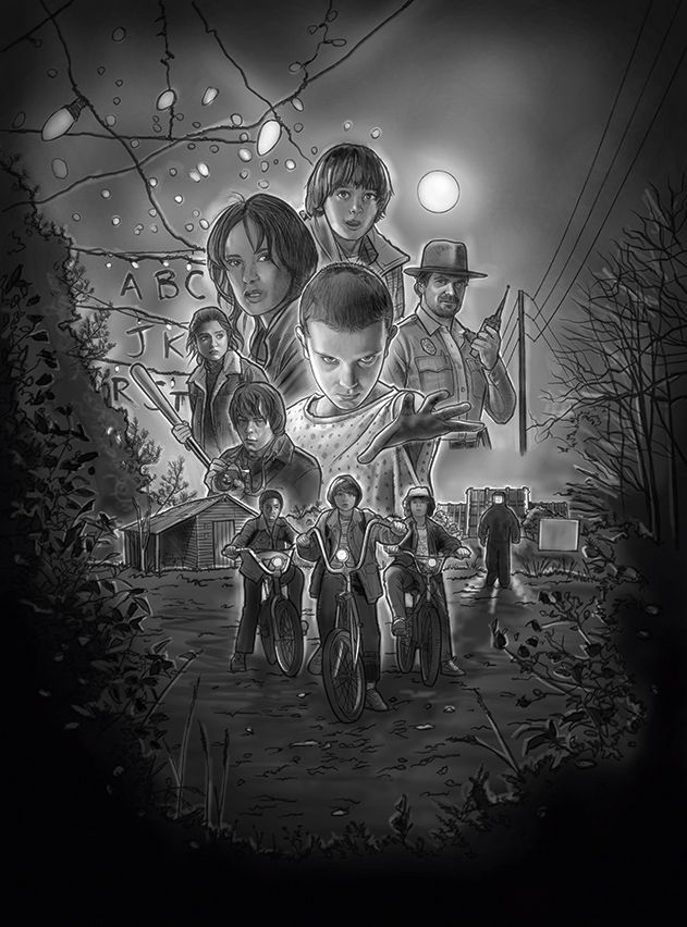 Creating the official retro-style Stranger Things poster | Creative Bloq