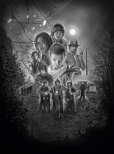 Creating the official retro-style Stranger Things poster | Creative Bloq
