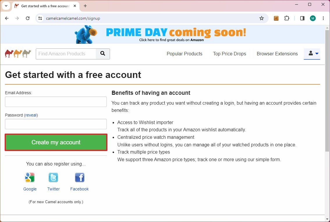 Get The Camelizer extension to track prices on Black Friday | Windows ...