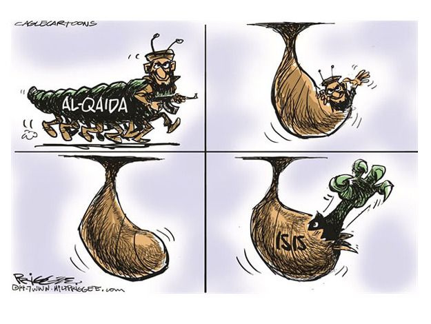 Editorial cartoon Middle East ISIS terrorism | The Week
