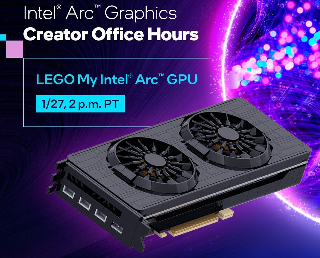Life-Size LEGO Intel Arc Graphics Card Project Revealed | Tom's Hardware