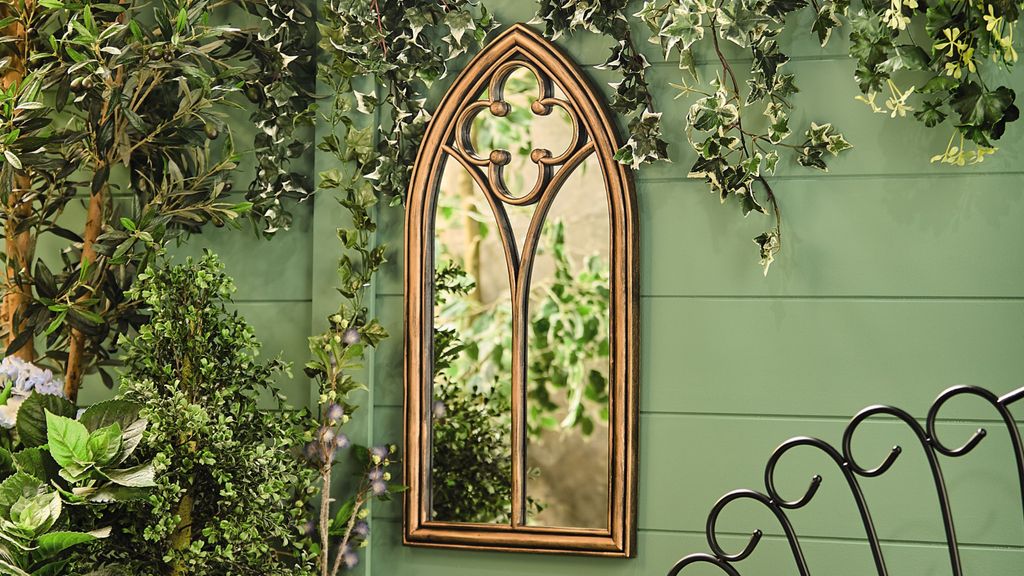 Aldi's new garden range includes an £8 gothic mirror | Ideal Home