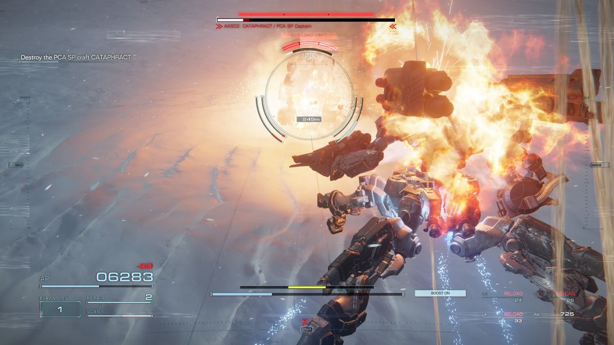 Armored Core 6: How to beat the CATAPHRACT PCA SP craft boss | Windows ...