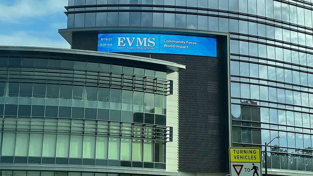 Get the Message? Daktronics Curved Marquee Helps Communications at EVMS | AVNetwork