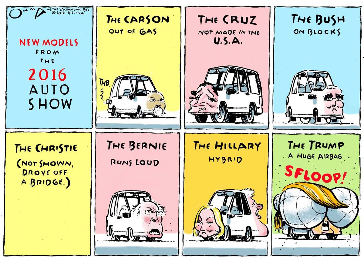 Editorial Cartoon GOP Auto Show | The Week