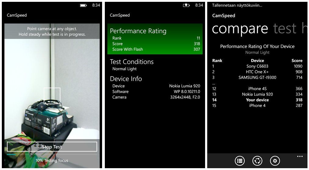 Camspeed, benchmarking your Windows Phone 8 camera | Windows Central