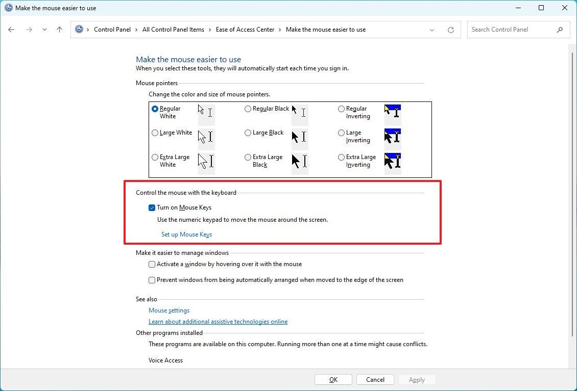 How to use a mouse via your keyboard on Windows 11 | Windows Central