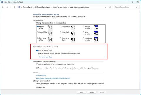 How to use a mouse via your keyboard on Windows 11 | Windows Central