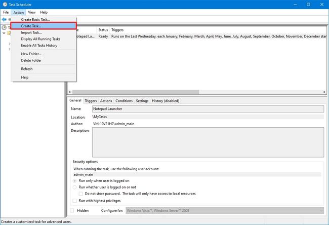 How To Create An Automated Task Using Task Scheduler On Windows 10 Windows Central