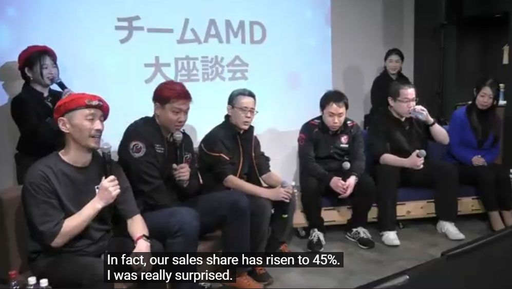 AMD manager reports 45% GPU retail market share in Japan — Eyes 70% as ...