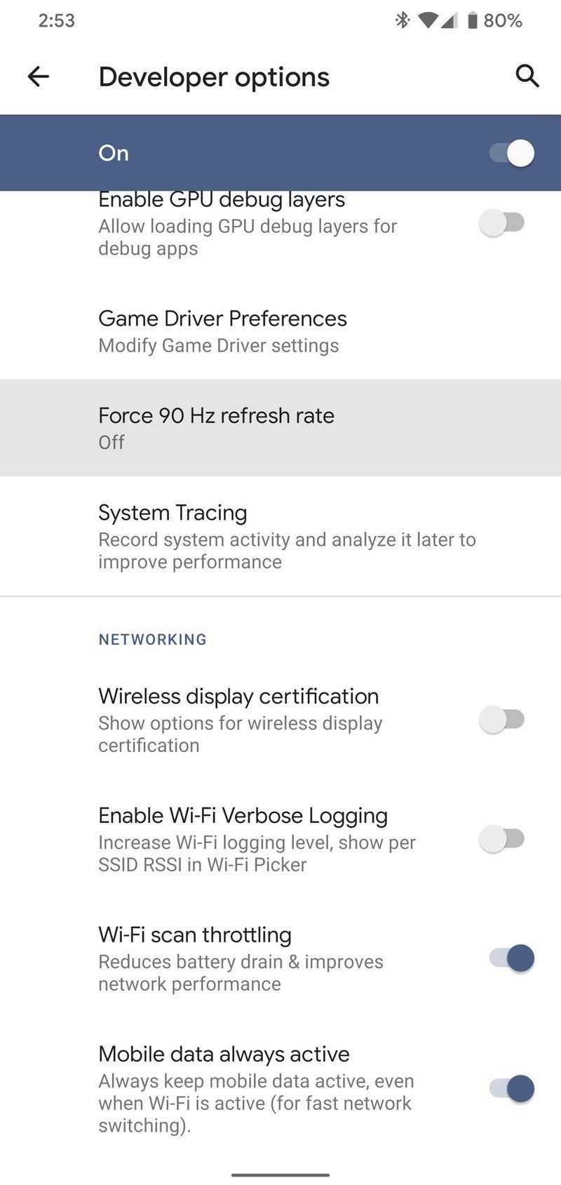 How to configure the Pixel 4's 90Hz Smooth Display: Enable, Disable ...