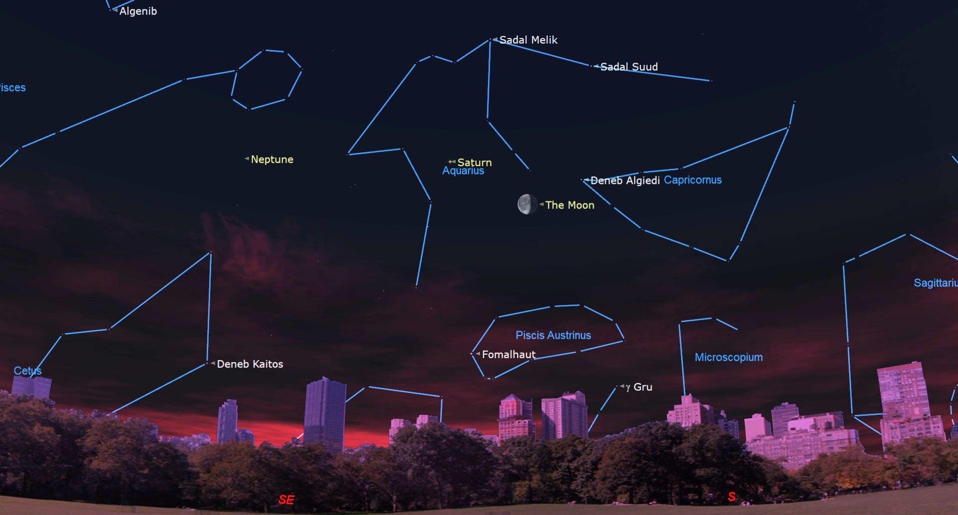 Watch the moon snuggle up to Saturn in the night sky on June 9 | Space