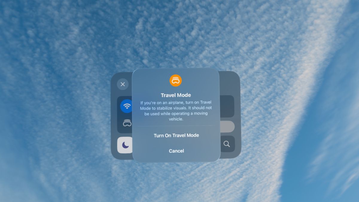 How to use Travel Mode with Apple Vision Pro on an airplane | iMore