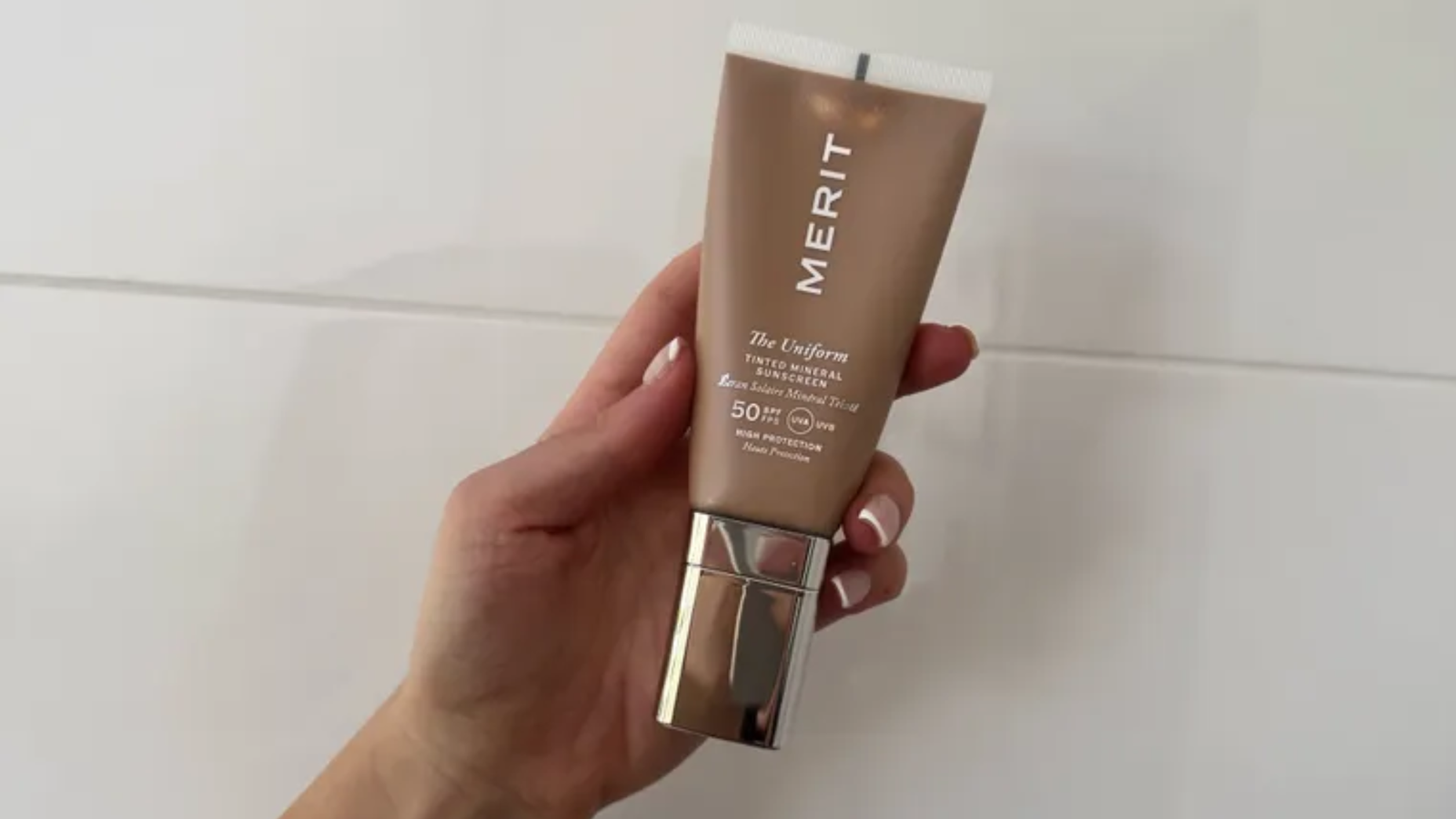 Merit The Uniform Tinted Mineral SPF 50 Honest Review | Marie Claire UK