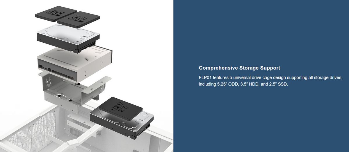 Retro PC case flaunts floppy disk-style bay cover — Silverstone FLP01 will sell for around $130 ...