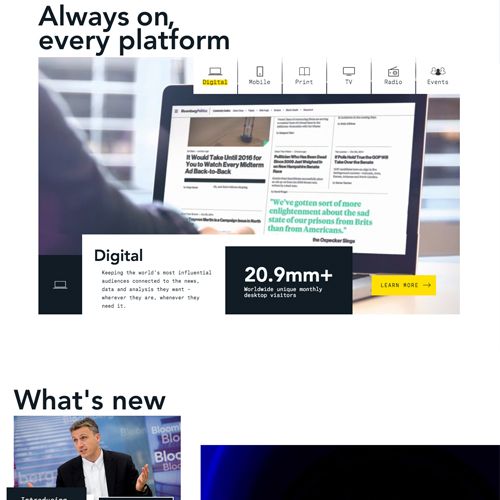The top 10 website redesigns of 2015 | Creative Bloq