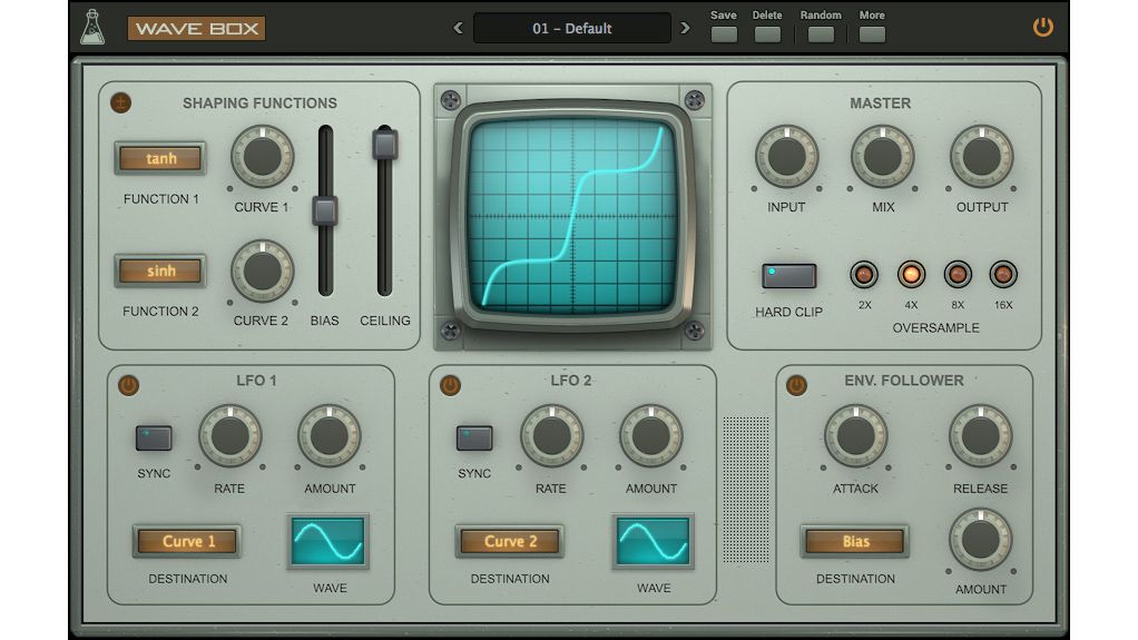 AudioThing’s Wave Box plugin contains dual waveshapers and a multitude ...