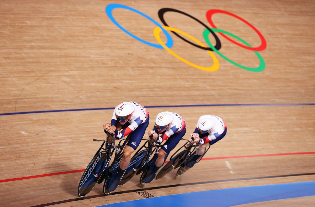 Tokyo 2020 Olympics track cycling day one: Records smashed in both team ...