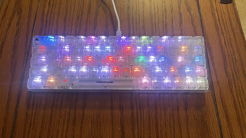 Higround OPAL Base 65 Keyboard with Silent Glacier Switch review: clear ...