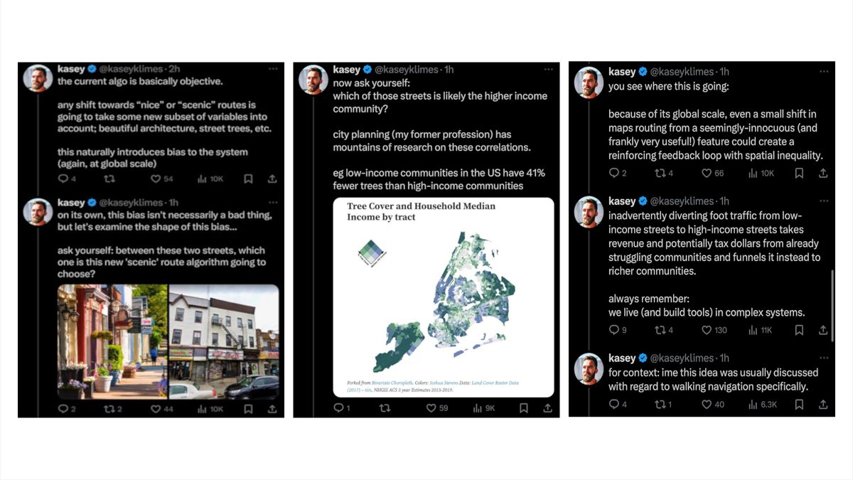 Google Maps may not offer scenic routes because it could be too 'biased ...