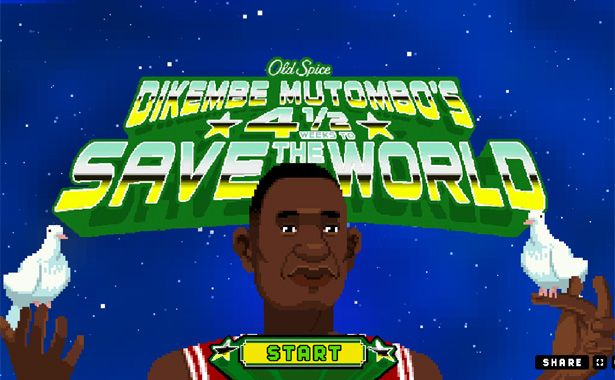 Apocalypse never: new flash game from Old Spice | Creative Bloq
