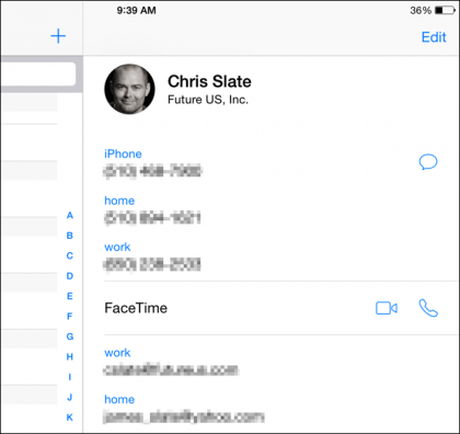How to Manage Contacts for iPad and iPhone | TechRadar
