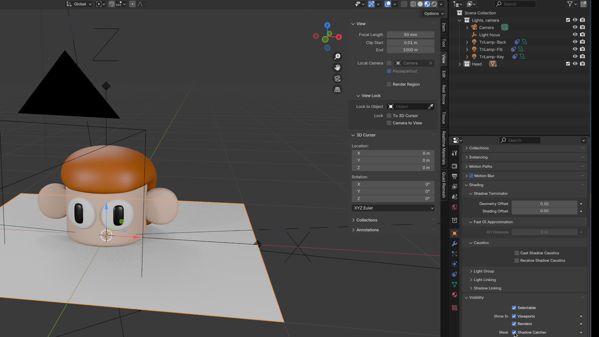How to set up a shadow catcher in Blender | Creative Bloq