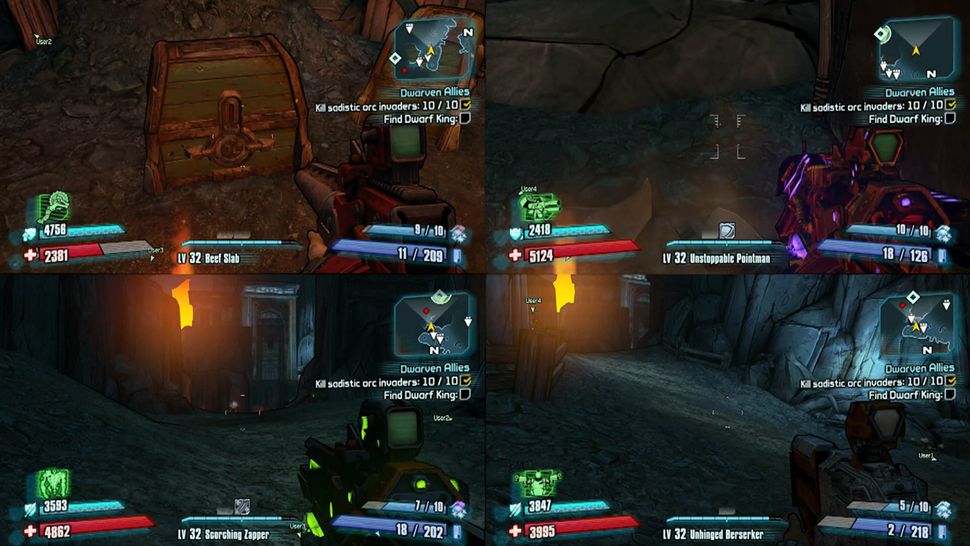 Borderlands: The Handsome collection's 4-player split-screen is ace ...