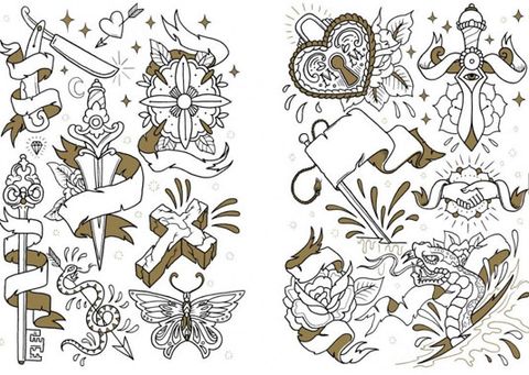 Colouring book celebrates the art of the tattoo | Creative Bloq