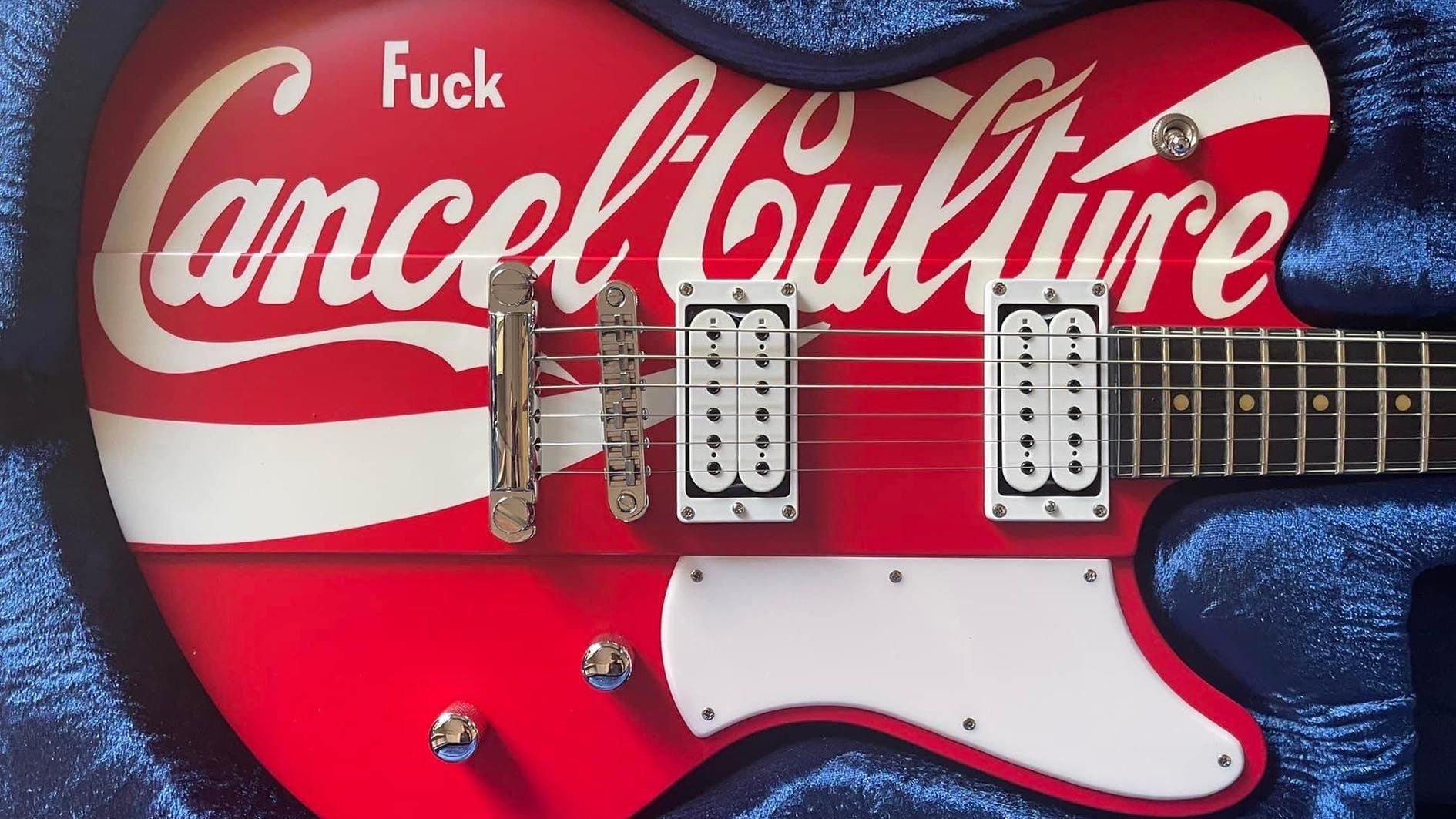 Disturbed’s Dan Donegan unveils “F**k cancel culture” Schecter guitar ...