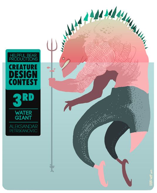 Dragon-slaying monster wins creature design contest | Creative Bloq