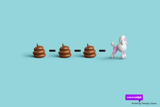 New print campaign for stuttering therapy - funny or flop? | Creative Bloq