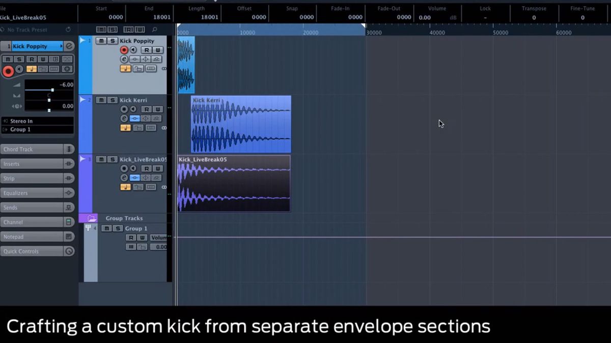 Crafting a custom kick from separate envelope sections | MusicRadar