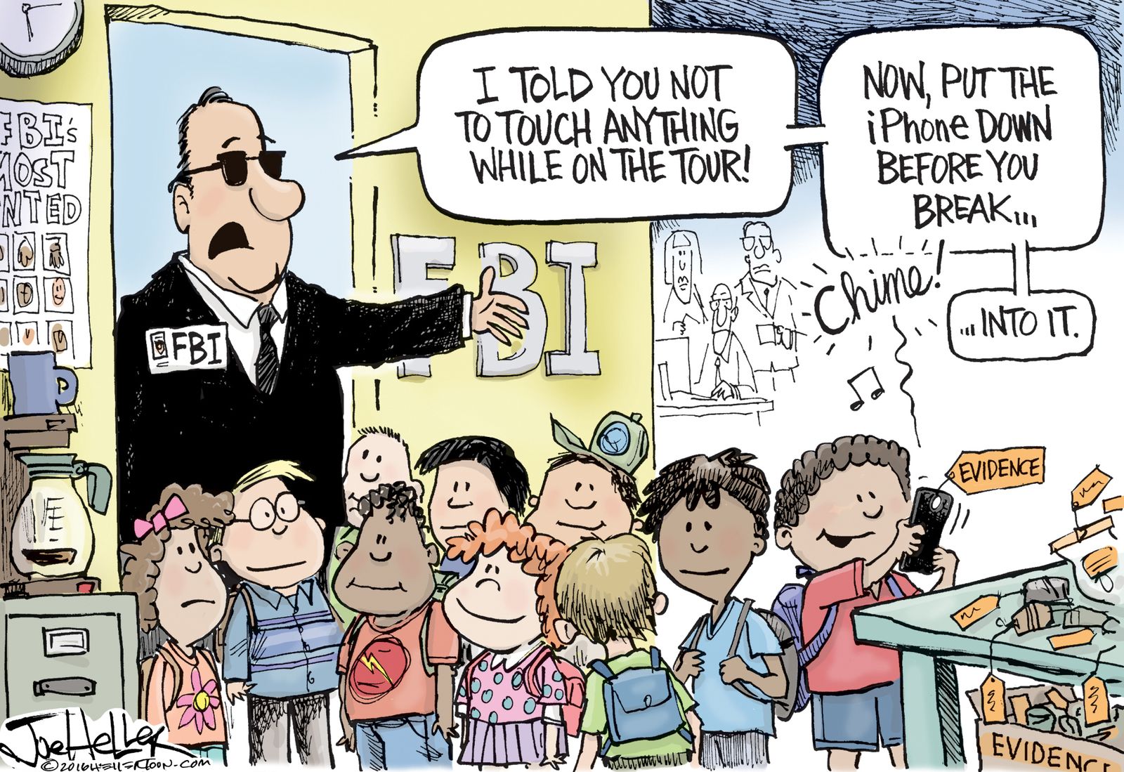 Editorial Cartoon U.S. FBI 2016 | The Week