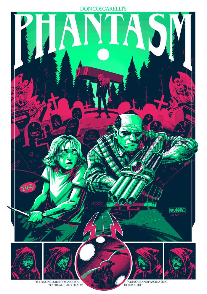 Scarily superb illustrated tributes to classic horror movies | Creative ...