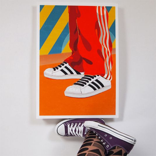 These sneaker prints celebrate iconic footwear | Creative Bloq
