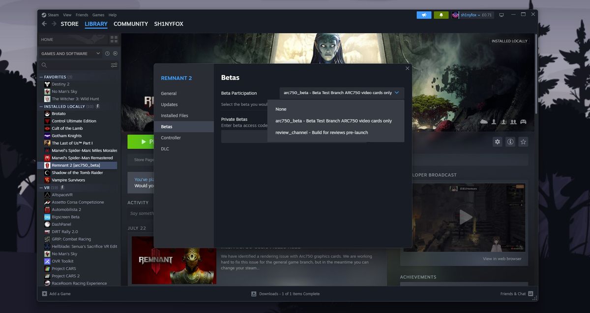 How to fix Remnant 2 rendering bugs on Intel Arc graphics | Windows Central